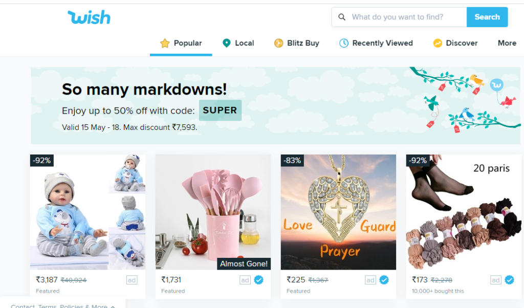 cost to develop wish ecommerce app - FuGenX